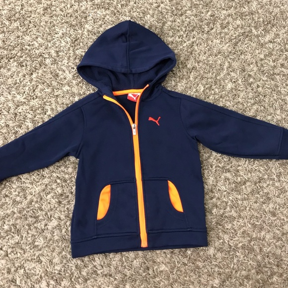 Puma | Jackets & Coats | Puma Boys Hooded Zip Up Jacket | Poshmark